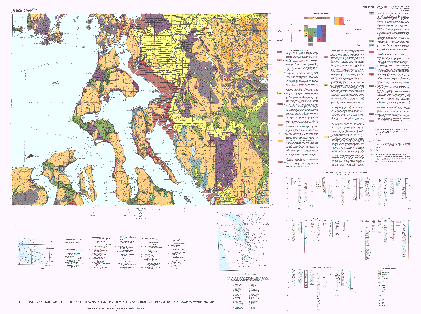 SURFICIAL GEOLOGIC MAP PORT TOWNSEND, WA | USGS Store